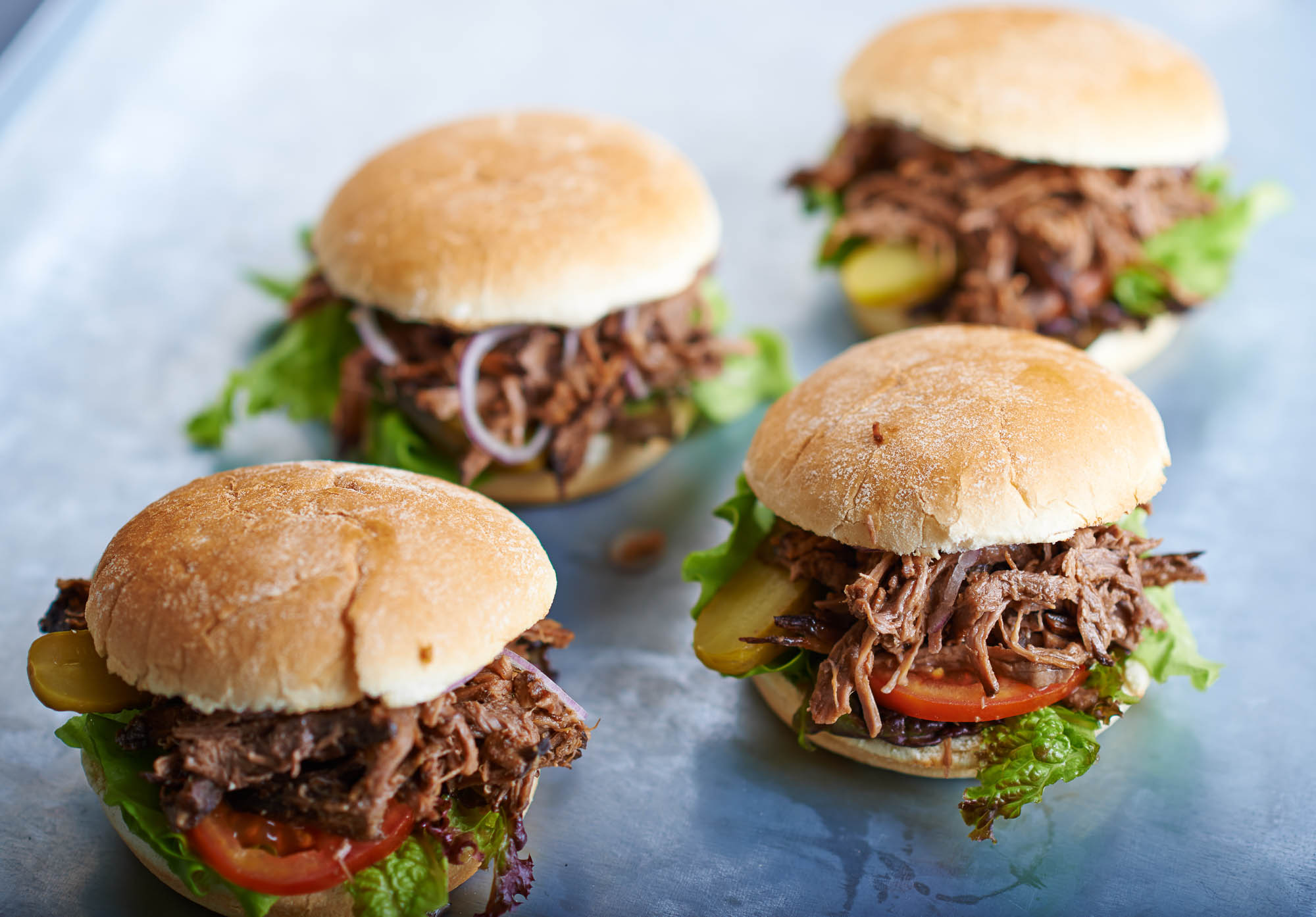 Effiloché de bœuf façon burger | Nos recettes | Grutto