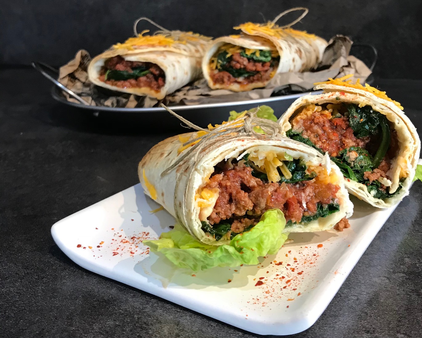 Burritos de bœuf et épinards | Nos recettes | Grutto